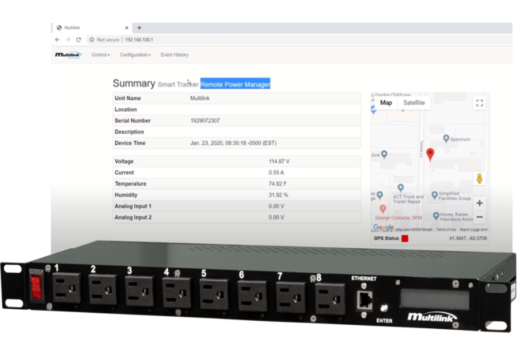 Multilink Smart Tracker Remote Power Manager - MoboTrex
